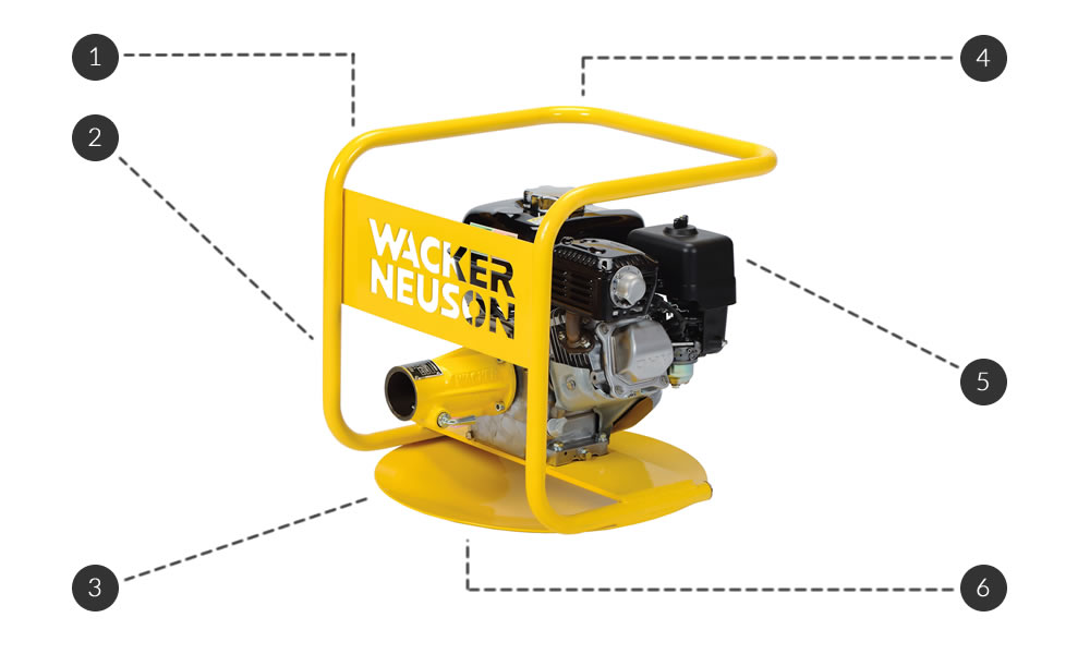 Wacker Neuson HD3.7 Pump and Vibrator Drive Unit - Honda Petrol Engine